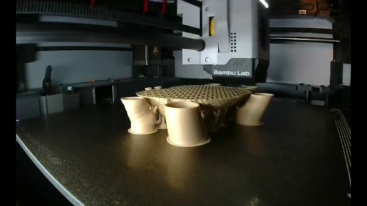 Alien Skull 3d print timelapse