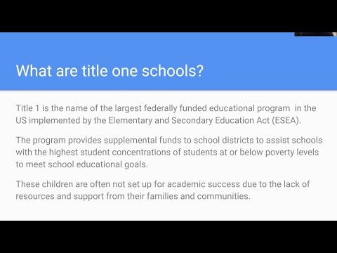 Differences in Educational Attainment in Title 1 Schools