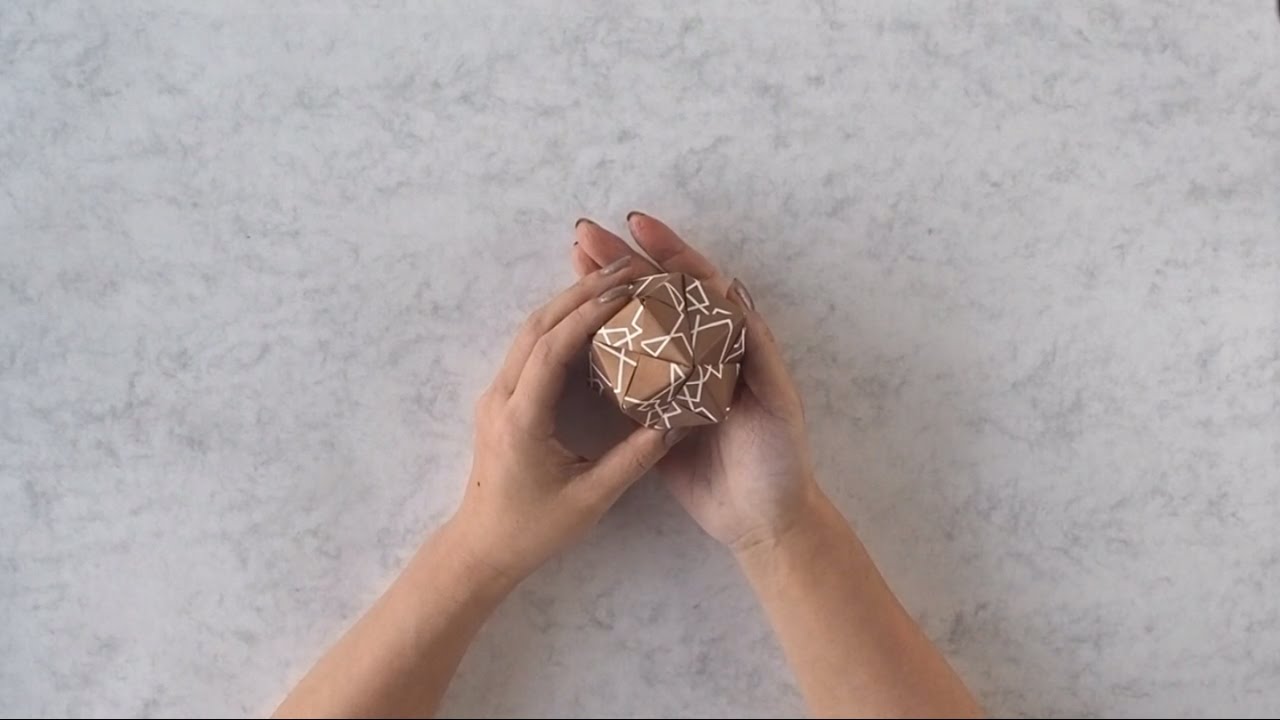 Origami Tutorial: ASSEMBLE THE SONOBE BALL