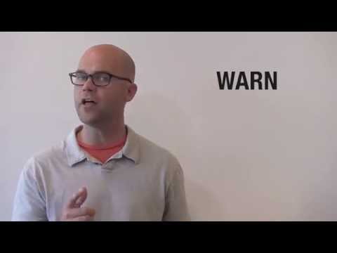 Warn | Spotlight's Word of the Day