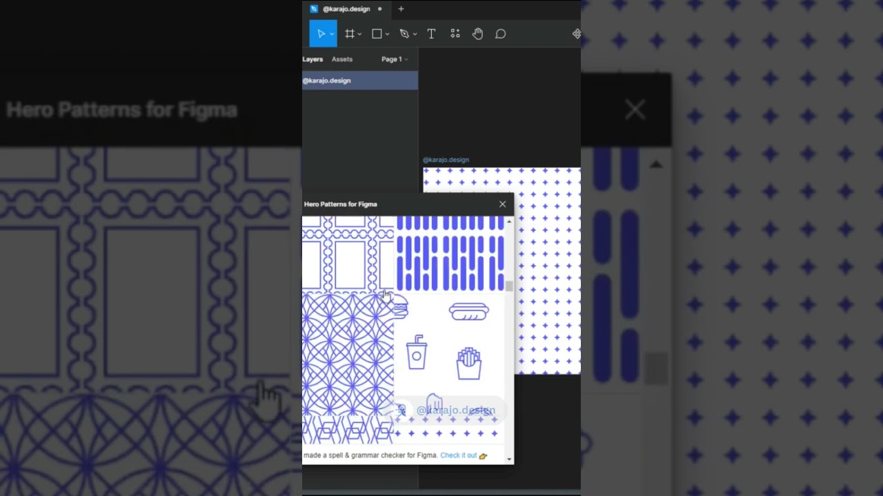 Mastering Background Patterns in Figma #FigmaTutorial #UXDesign #BackgroundPatterns #DesignTips