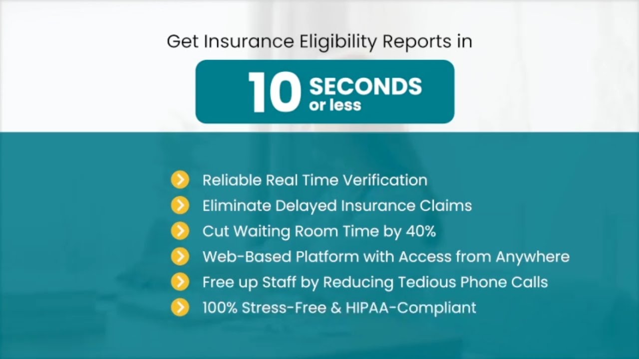 Insurance Eligibility Verification