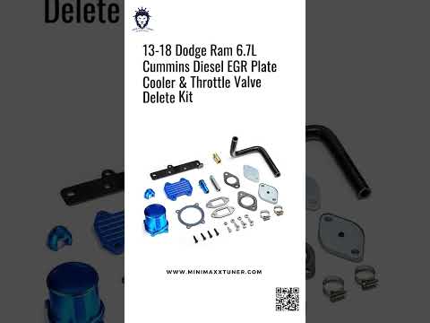 Private: 13-18 Dodge Ram 6.7L Cummins Diesel EGR Plate Cooler & Throttle Valve Delete Kit
