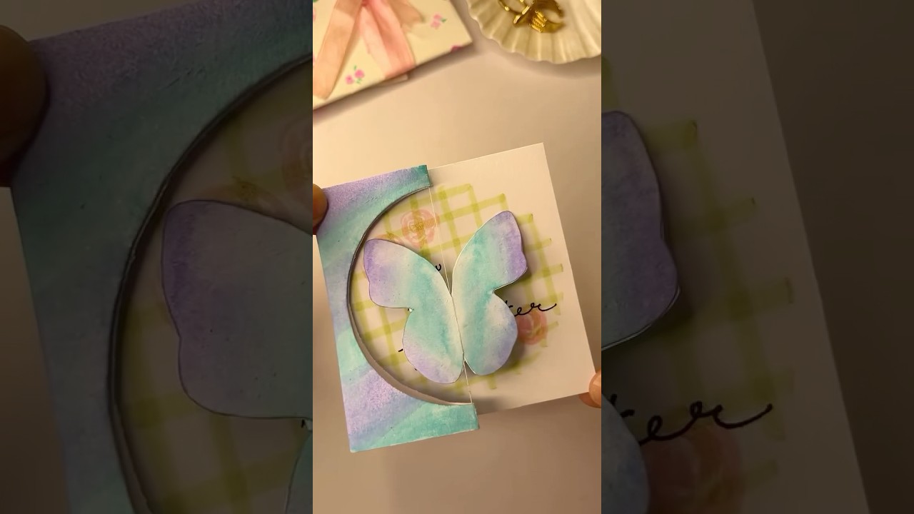 Spinning Butterfly card 🦋