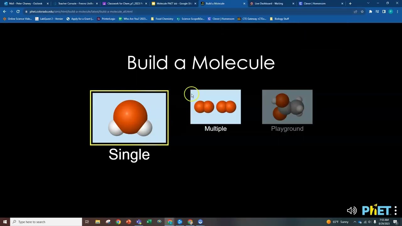 Build a Molecule PhET Lab