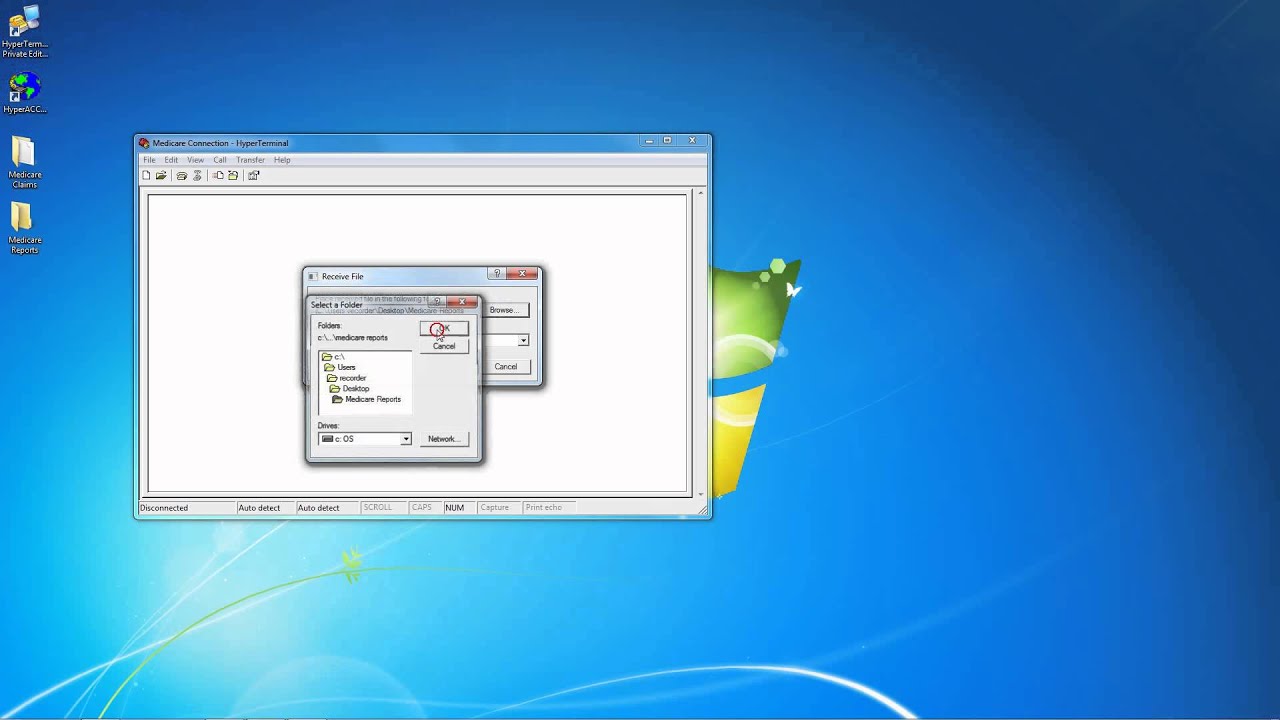 HyperTerminal Medicare Tutorial