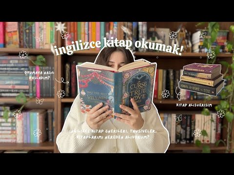 ingilizce kitap okumak! 📚 kitap önerileri, kitaplarımı nerelerden alıyorum?, okuma vlogu 🌟