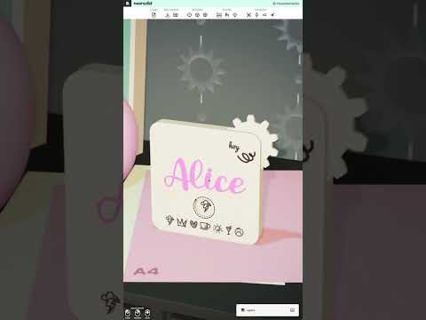 Alice's mood wheel #design #lasercut model