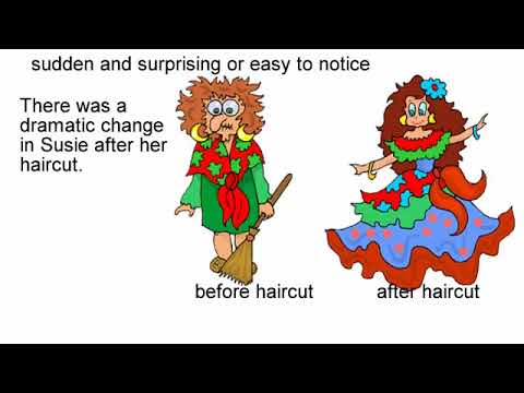 dramatic meaning | Vocabulary for Kids | Children's Dictionary | Learn English Vocabulary