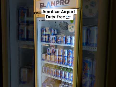 Amritsar Airport Duty-free 🛫 #amritsar #airport #beer #alcohol #dutyfree #amritsarairport