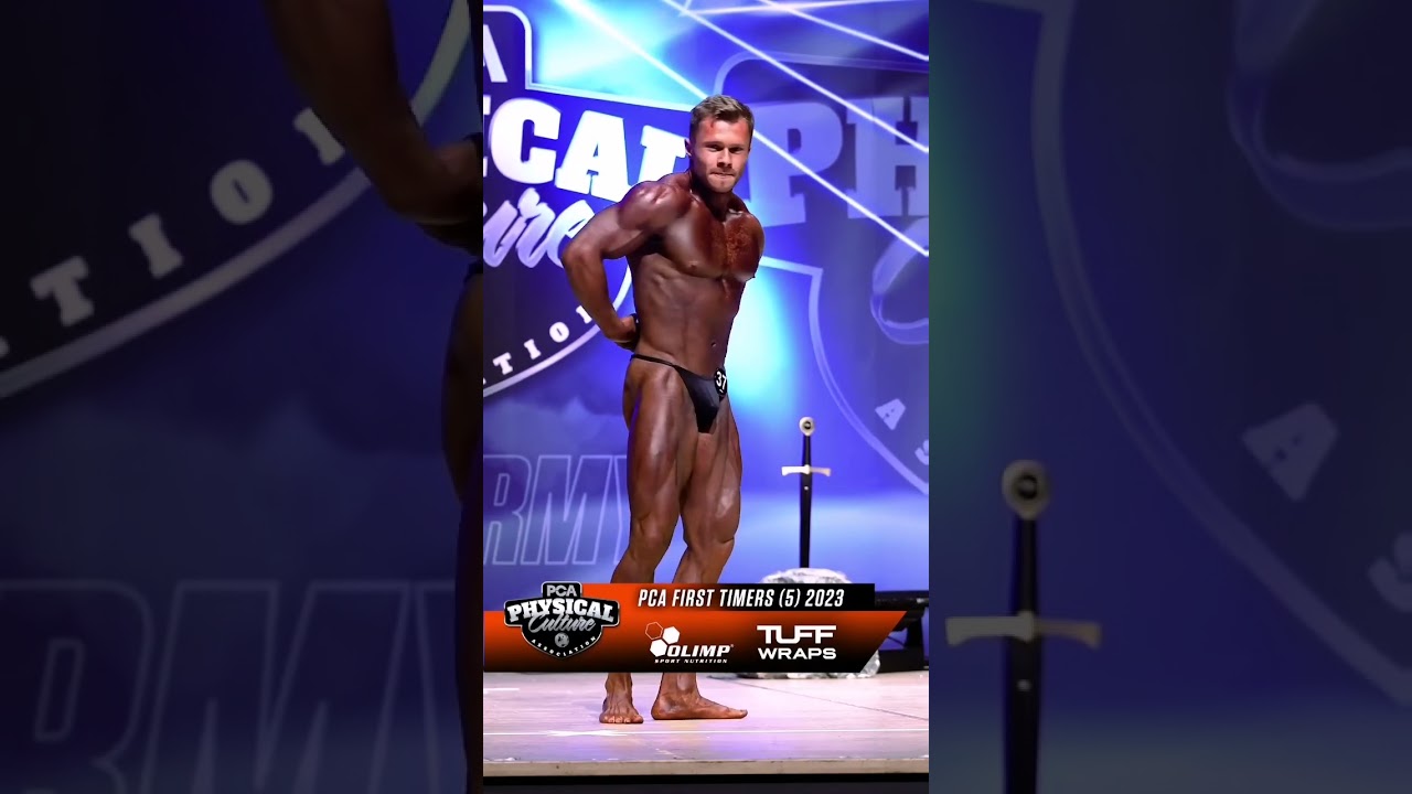2023 PCA First Timers (5) Classic Bodybuilding Medium | 1st Place | Finn Ramin Posing #pca2023