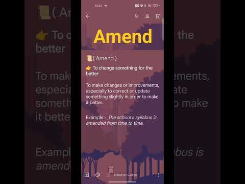 Amend meaning #amends #meaning #english #vocabs #ytshorts #amend #amendment #amendments