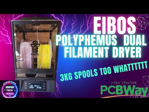 Eibos Polyphemus Dual Filament Dryer, it spins and holds 3kg spools whattttttttt