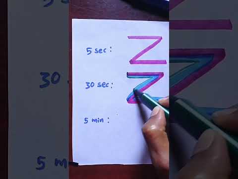 Can you find a word start with Z ❤️ ✨ #short #viral #lettering #bff #love #satisfying #next #cuteart