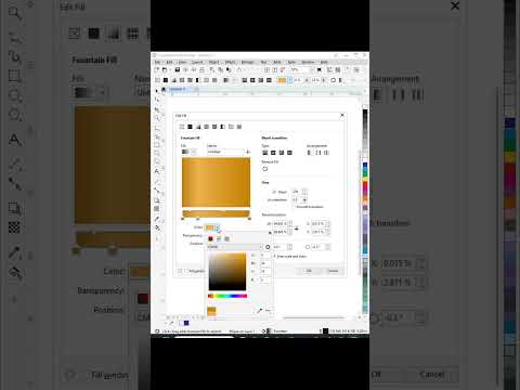 HOW TO MAKE GOLDEN GRADIENT. #goldeffect #coreldraw #photoshop #goldengradient #goldtexteffect