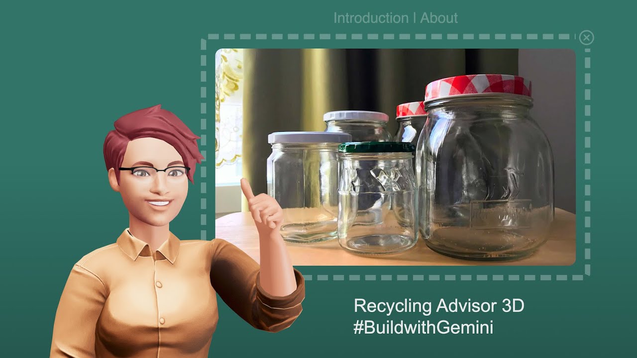 Recycling Advisor 3D #BuildwithGemini