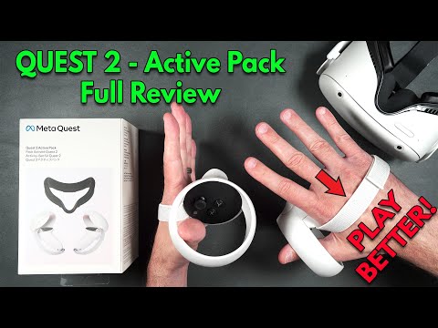 Quest 2 Active Pack W Knuckle Straps - Must Have Accessory!