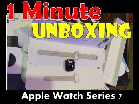 1 minute UNBOXING Apple Watch Series 7 (from Apple Store Online)