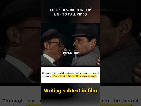 The best lines have subtext #filmmaking #videoessay #screenwriting #screenwriter