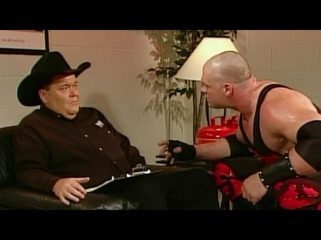 WWE history: Vince McMahon sprays Jim Ross with fire extinguisher in ...