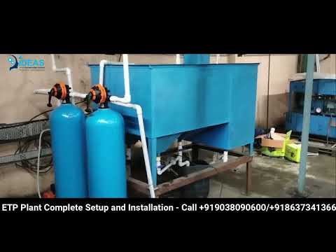 ETP Plant Manufacturer, Supplier, Complete Installation with with price in INDIA