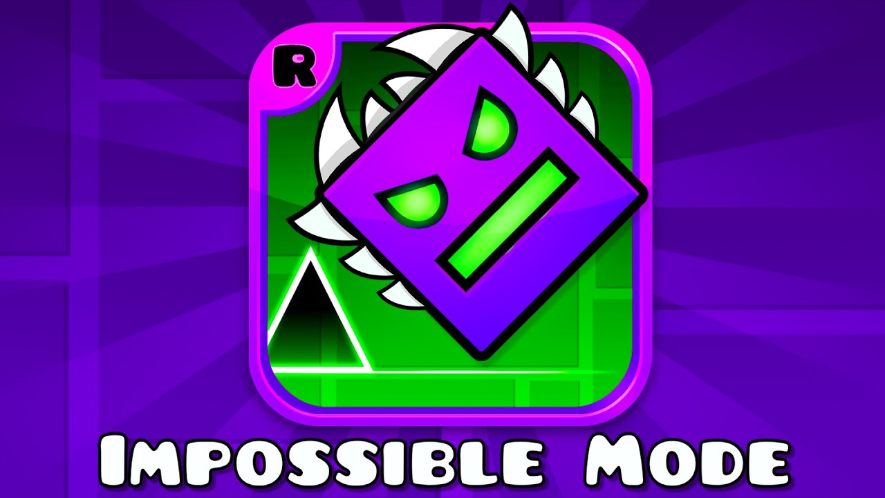 Geometry Dash, but IMPOSSIBLE MODE ON ✅