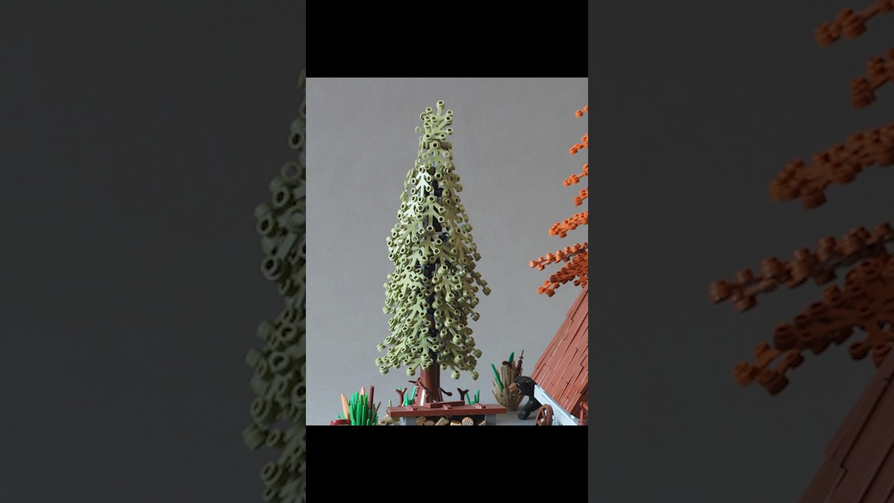 Why LEGO Didn't Use The Amazing Trees In The A-Frame Cabin... #shorts