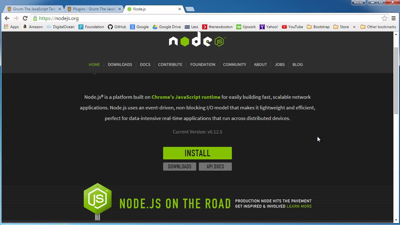 Grunt JS Tutorial for Beginners - 1 - Installing the Grunt CLI
