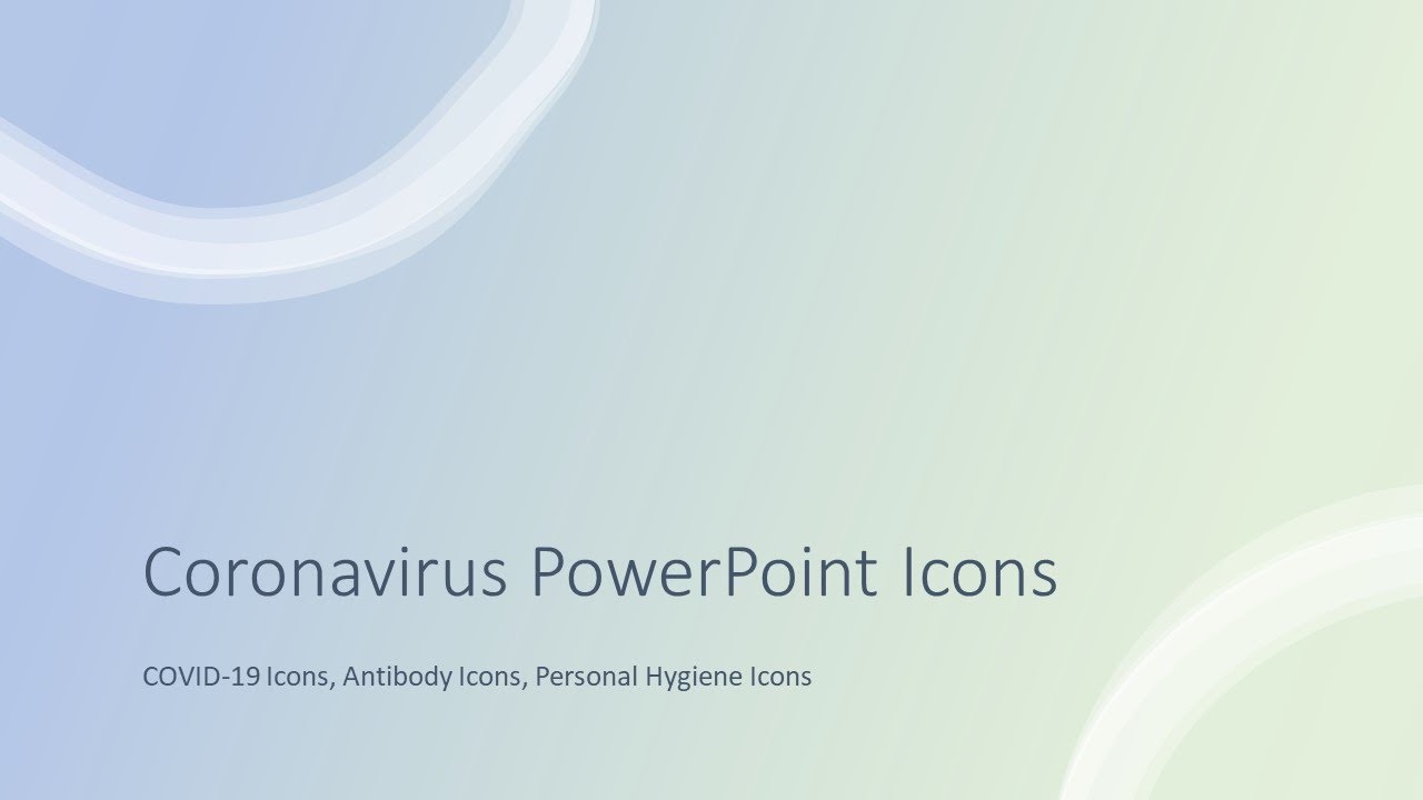 Coronavirus PowerPoint Icons | COVID-19 Icons | COVID-19 Antibodies And Personal Hygiene Icons
