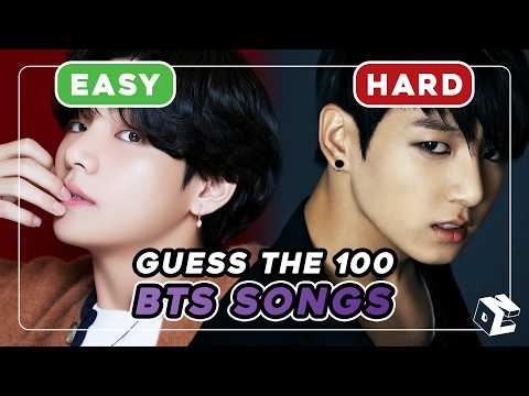 ✨CAN YOU NAME THESE 100 BTS SONGS from EASY to VERY HARD (ONLY FOR REAL ARMYs)✨