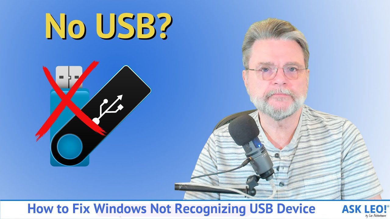 How to Fix Windows Not Recognizing USB Device