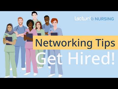 💼 Networking Tips for Nursing Jobs! #NursingCareer #HealthcareJobs