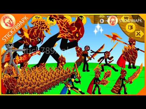 LAVA SHADOWRATH HERO, WRATHNAR, XIPHOS VS FINAL BOSS VAMPIRE | Stick War Legacy Mod | Stick789Apk
