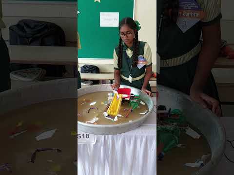 RIVER CLEANING MACHINE #scienceandfun #basicscience #diy #scienceexhibition @bescientific