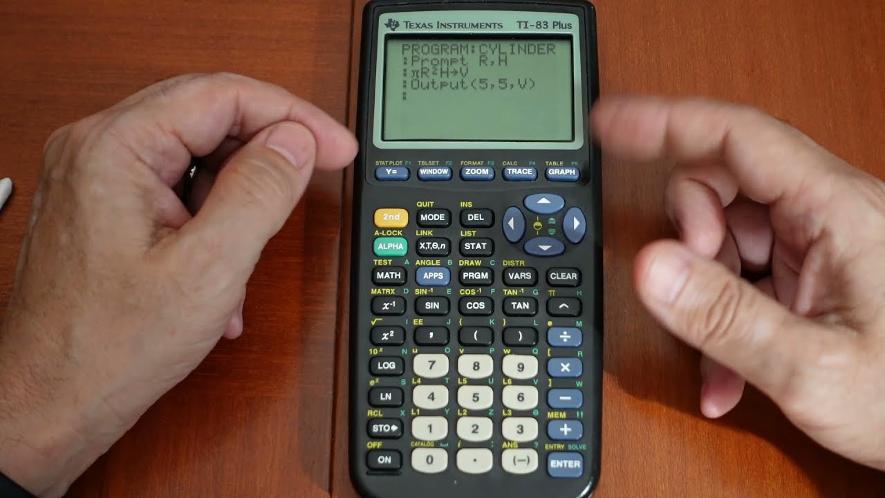 TI-83 Plus Calculator Unboxing Discussion Programming Tutorial Demo