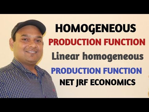 Linear homogeneous production function - Homogeneous production ...