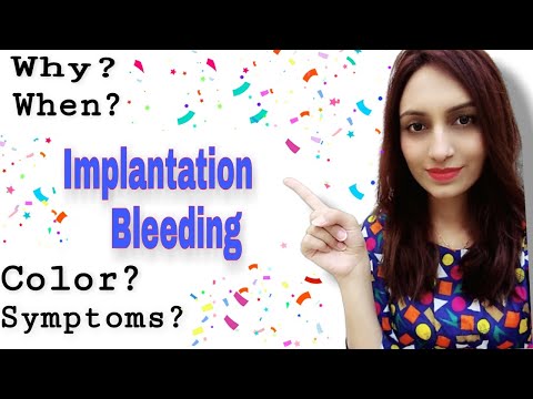 Implantation Bleeding - Early Pregnancy Bleeding(Urdu/Hindi)