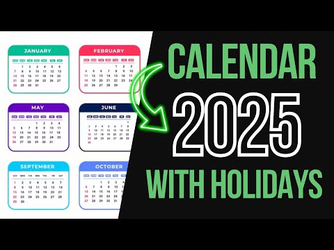 CALENDAR 2025 WITH HOLIDAYS | 2025 CALENDAR COMPLETE