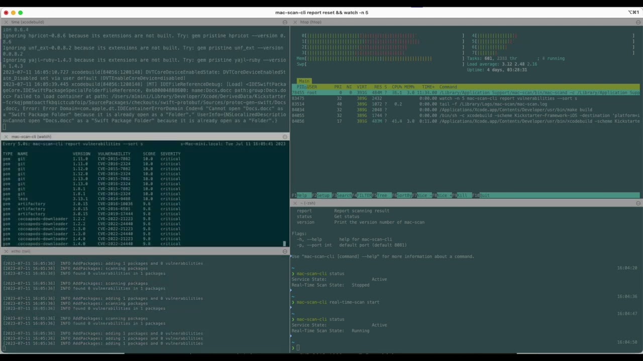 Mac Scan - Real-Time CVE scanner for macOS