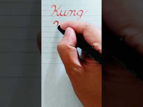 Kung Hei Fat Choi | Happy Chinese New Year | English Cursive Writing | How To Write Basic Cursive