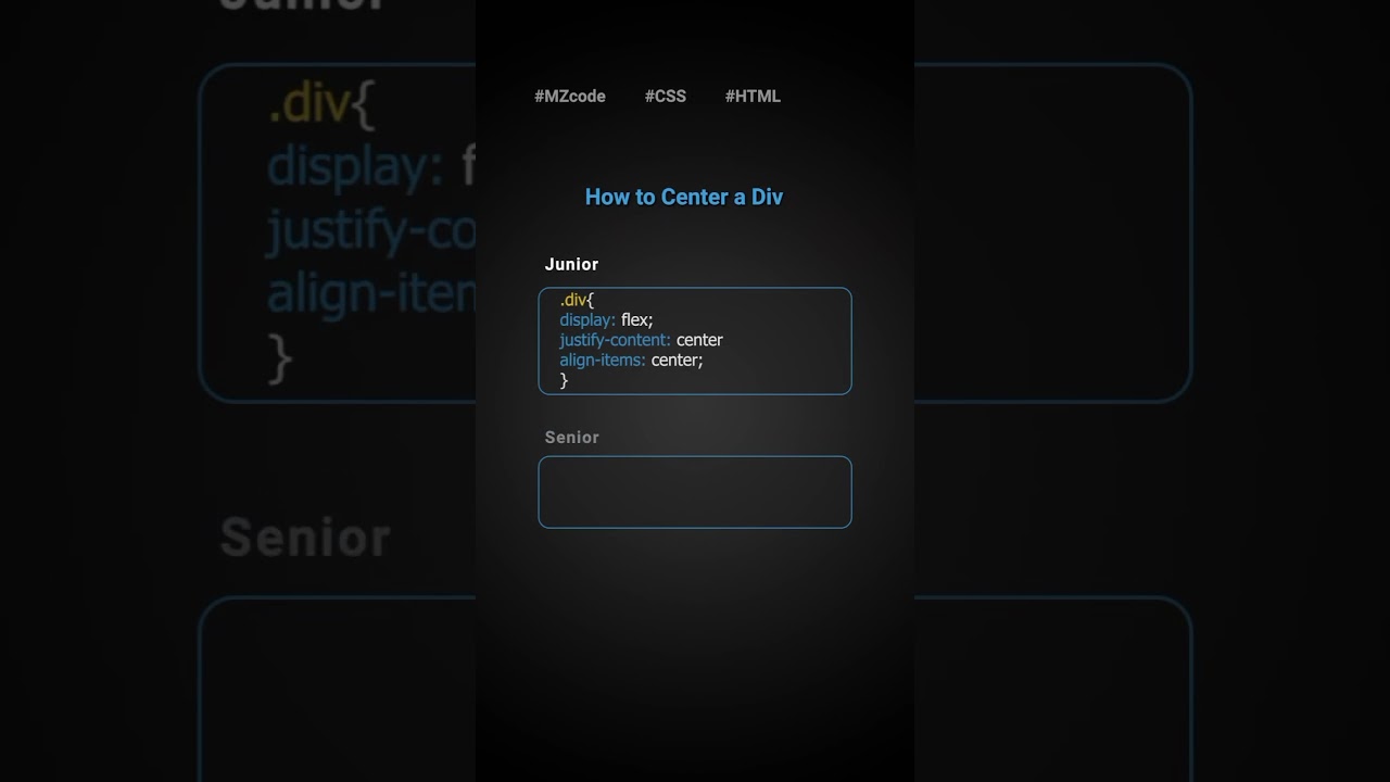 Junior Developer Vs Senior Developer #html #css #webdesign #learnhtml5andcss3 #programming #coding