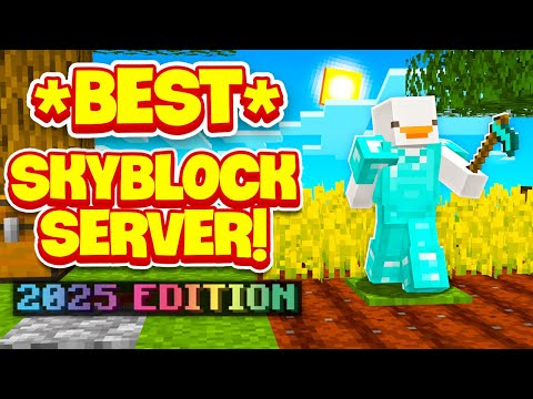 BRAND *NEW* SKYBLOCK SERVER OF 2025! | Minecraft Skyblock | 1.8 -1.21