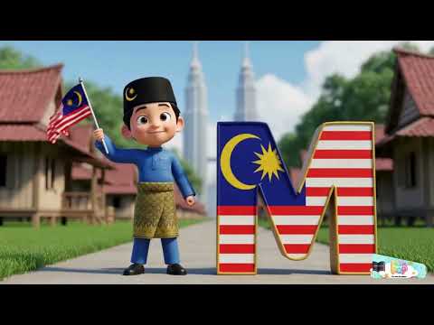 ABC for Kids | Learn Capital Letters A to Z with Country Names 🌍 | Educational Alphabet Fun