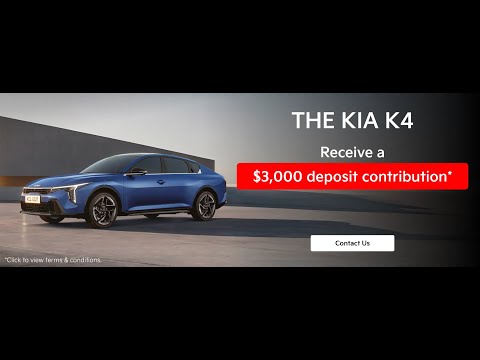 K4 Sedan $3,000 Deposit Contribution Offer