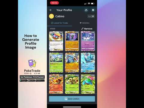How to Get Pokémon PTCG Pocket Trade Image with PokeTrade