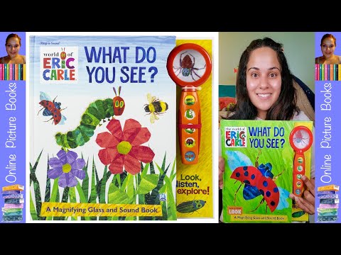 Eric Carle What Do You See? Book | Soundboard Picture Books | Books For Kids Read Aloud | Sound Book
