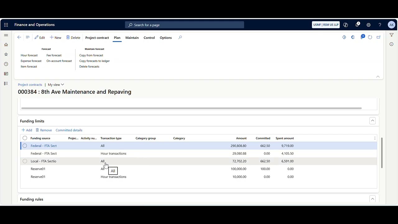 Project Management and Accounting   How to auto split and bill multiple funding sources on a Project