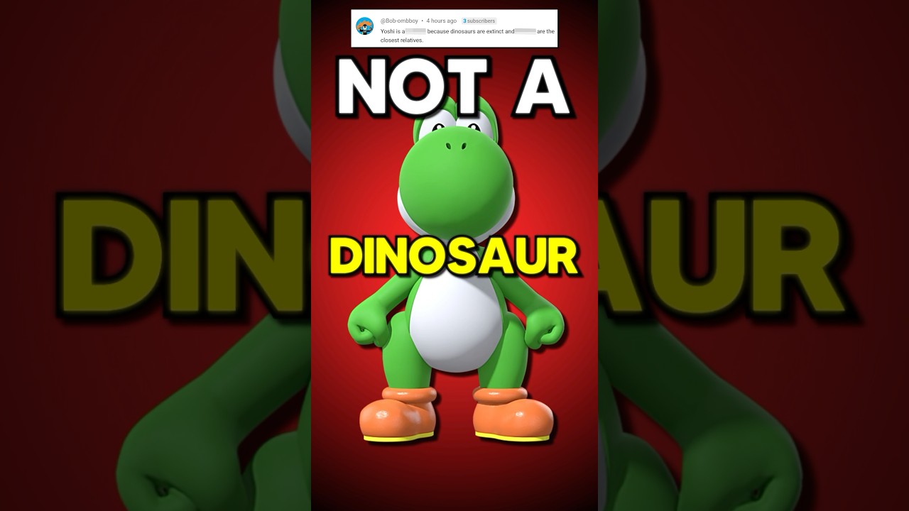 Yoshi is NOT a Dinosaur...