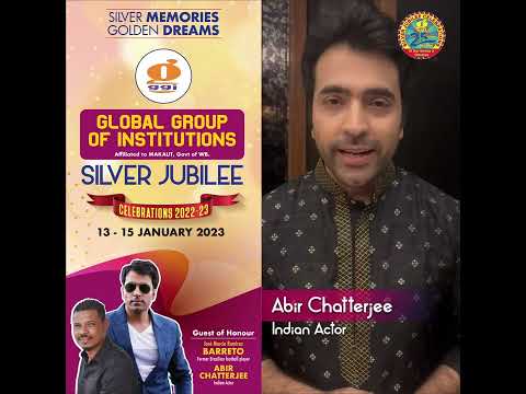 [ INDIAN ACTOR ] 𝐀𝐁𝐈𝐑 𝐂𝐇𝐀𝐓𝐓𝐄𝐉𝐄𝐄- GGI Welcomes a Star in the Silver Jubilee  | Celebration  2023