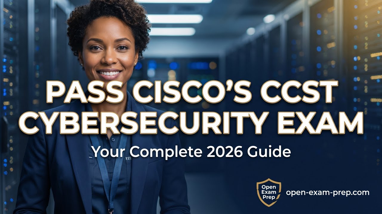 How to Pass the Cisco CCST Cybersecurity Exam (100-160) in 2026 - Complete Study Guide